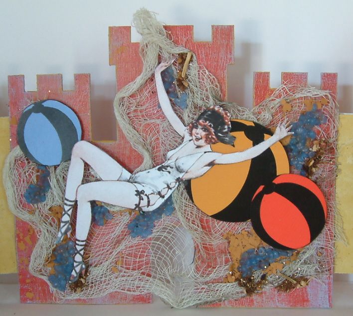 Artfully Musing: Beach Babes Sand Castle Book